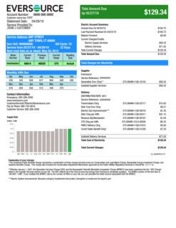 Eversource Energy (CL&P) Electricity Bill | ElectricityRates.com