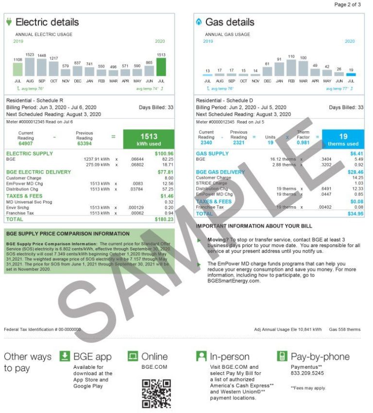 BGE Bill: Understanding Your Electric Costs