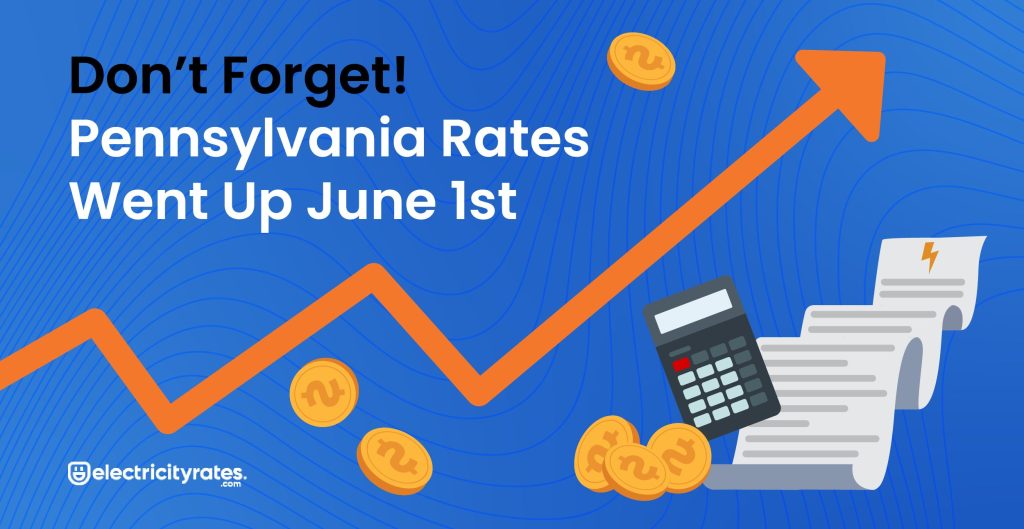 Pennsylvania Electricity Rates June 2025 Increase - ElectricityRates.com